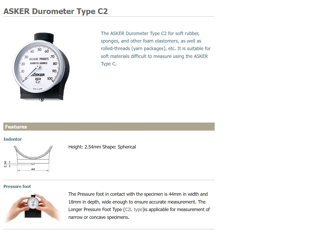 Ichiban Precision Sdn Bhd - Asker - Asker Durometer